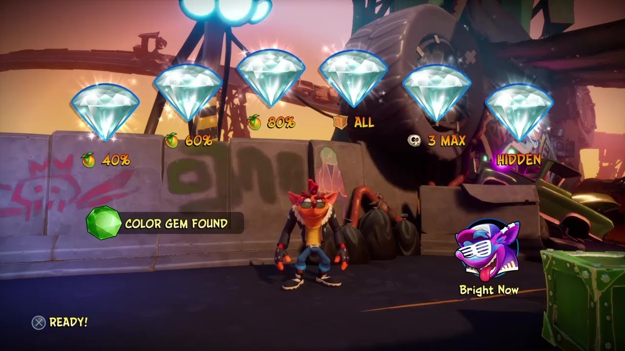 Crash Bandicoot 4 - Hit The Road - 100% Walkthrough - All Gems All ...