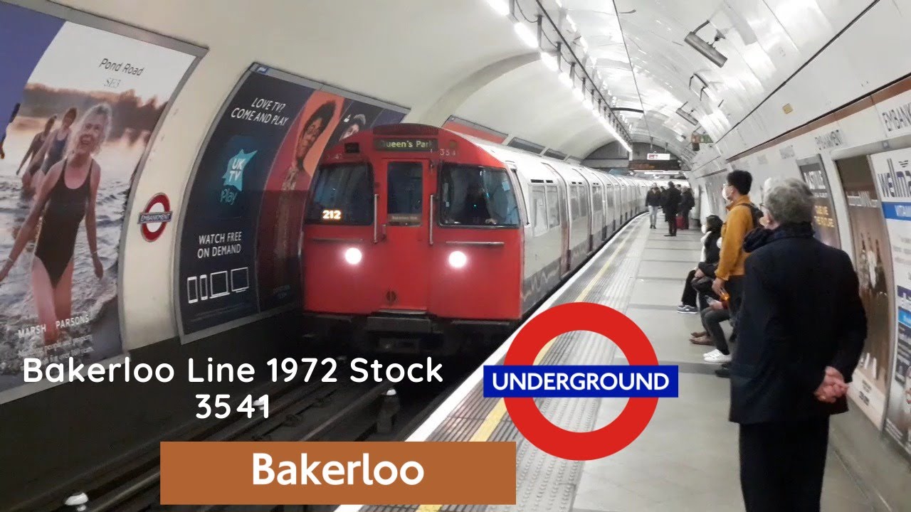 Short Journey Onboard London Underground Bakerloo line 1972 Stock from ...