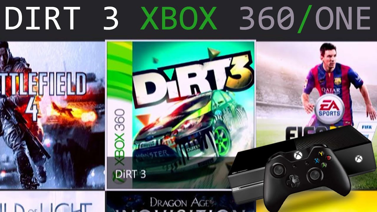 Lazy Play Dirt 3 Xbox 360 Xbox One Compatibility Mode Classic Retro ...