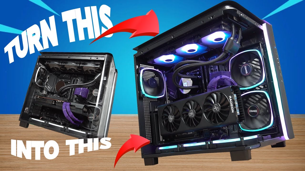 Best PC Mod! (Vertical GPU Mount) - YouTube