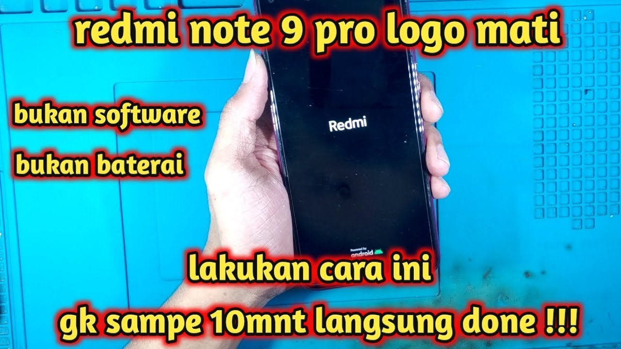 redmi note 9 logo mati ! | ternyata kerusakannya cukup unik !!! - YouTube
