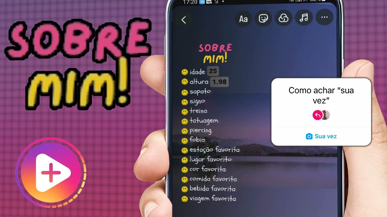Como Fazer a Trend "sobre mim" no instagram - YouTube
