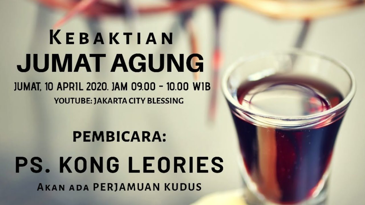 Ibadah Live Good Friday - Jakarta City Blessing - YouTube