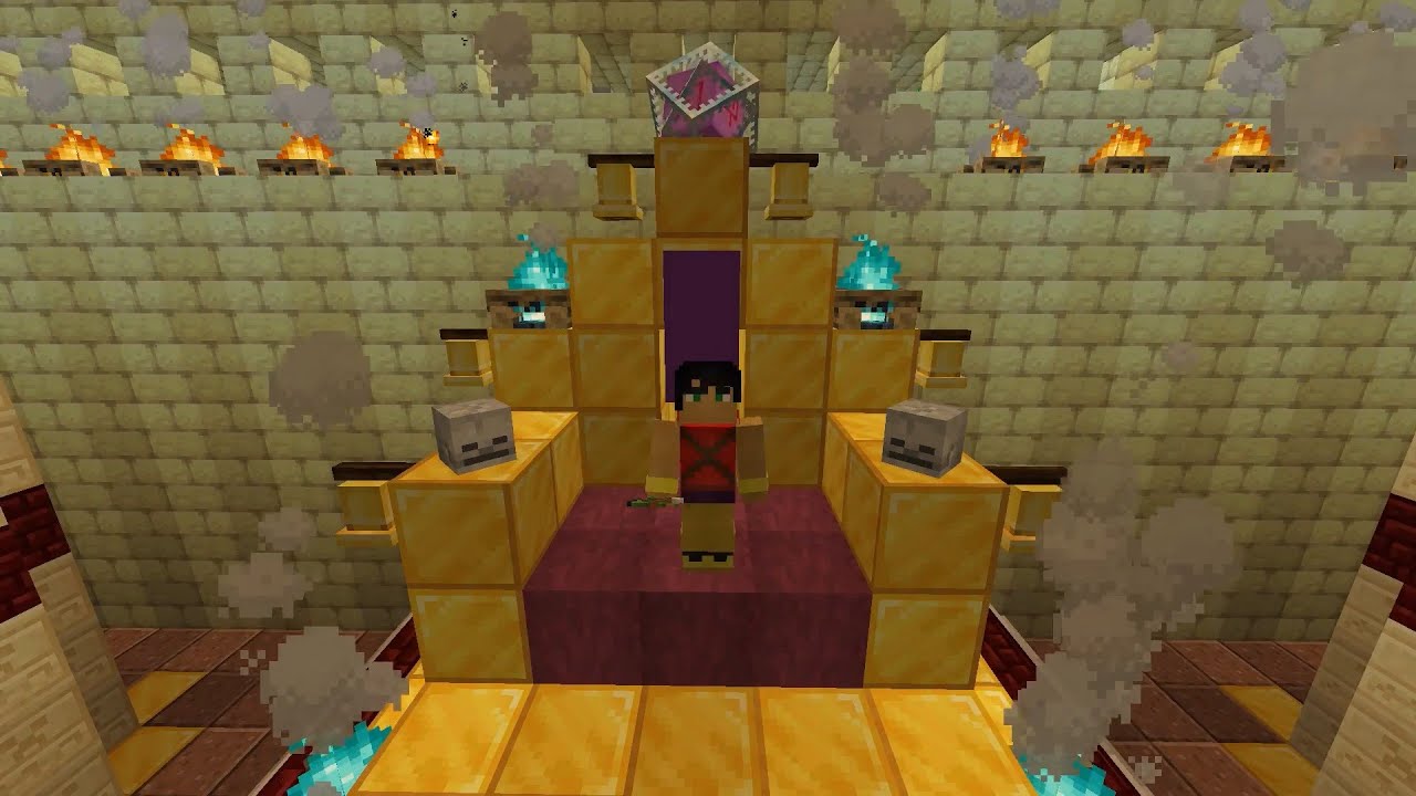 Minecraft - Dragonfable in Minecraft (Sandsea Pyramid Map Video) - YouTube