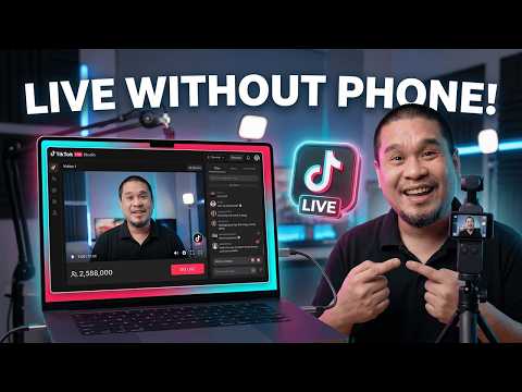 NO PHONE?! TikTok LIVE Using a REAL Camera 😳