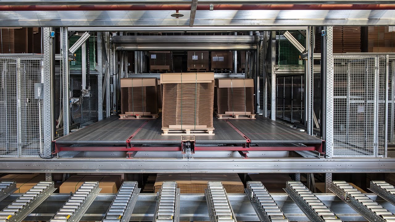 Corrugated Cardboard Logistics at Tricor Packaging & Logistics AG - YouTube