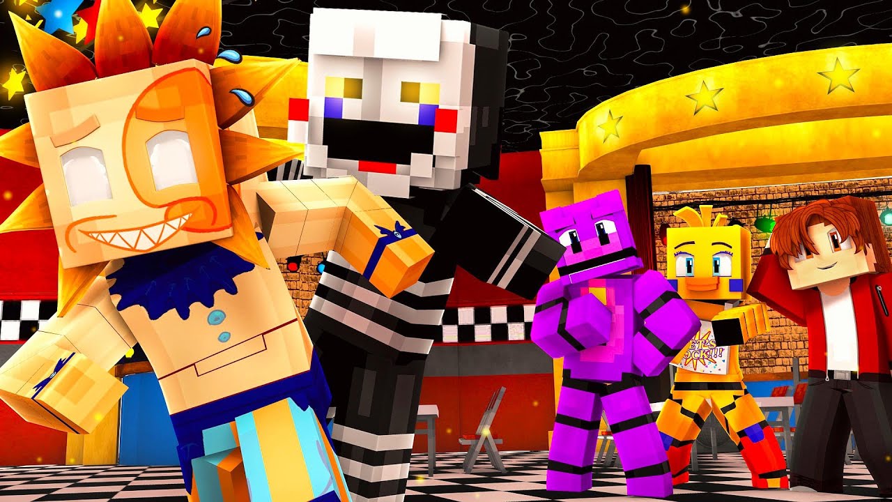 ANIMATRONICS ASSEMBLE in Minecraft FNAF - YouTube