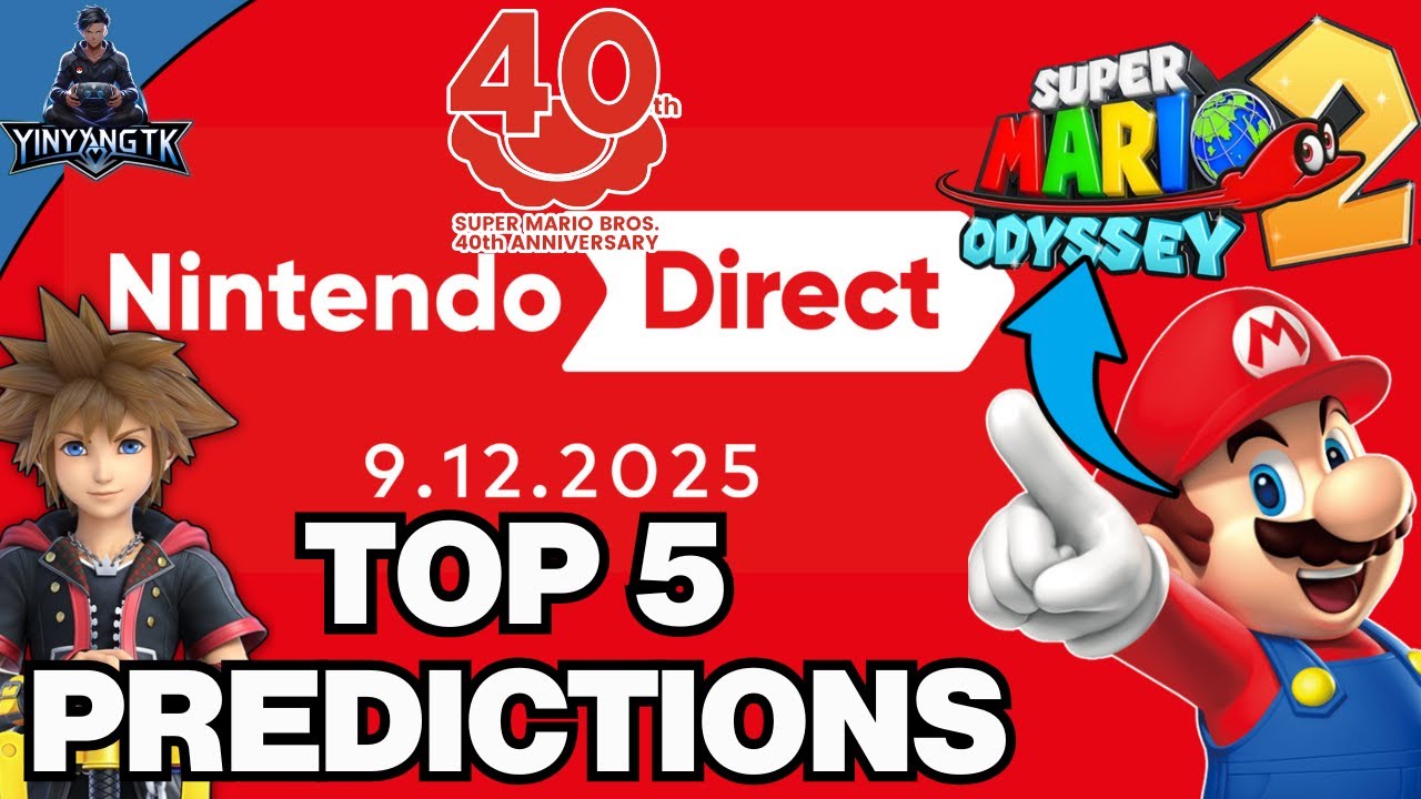 My Top 5 Nintendo Direct Predictions 9.12.25 - YouTube