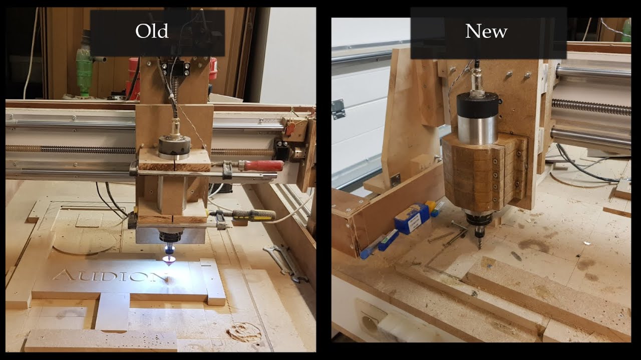 DIY CNC Router - Spindle Mount Upgrade - YouTube