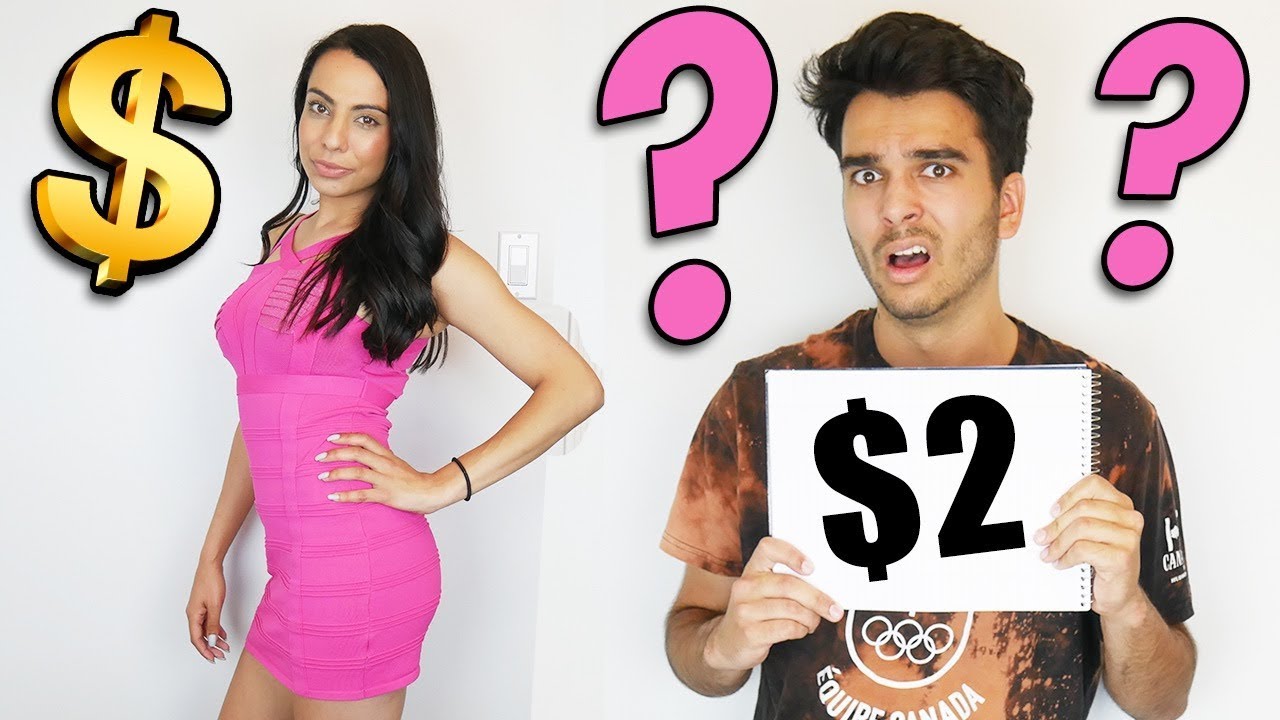 INSANE THRIFT HAUL DRESS CHALLENGE! Brother Guesses Thrift Dresses ...