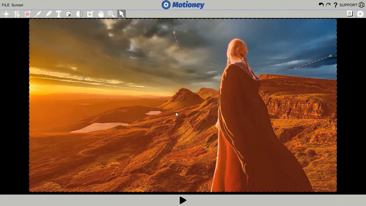 Make Your Photographs Move with This Easy App - Motioney - YouTube