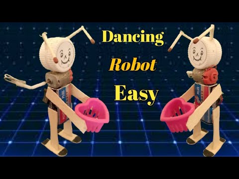 How to make a dancing robot at home| How to make self moving Robot ...