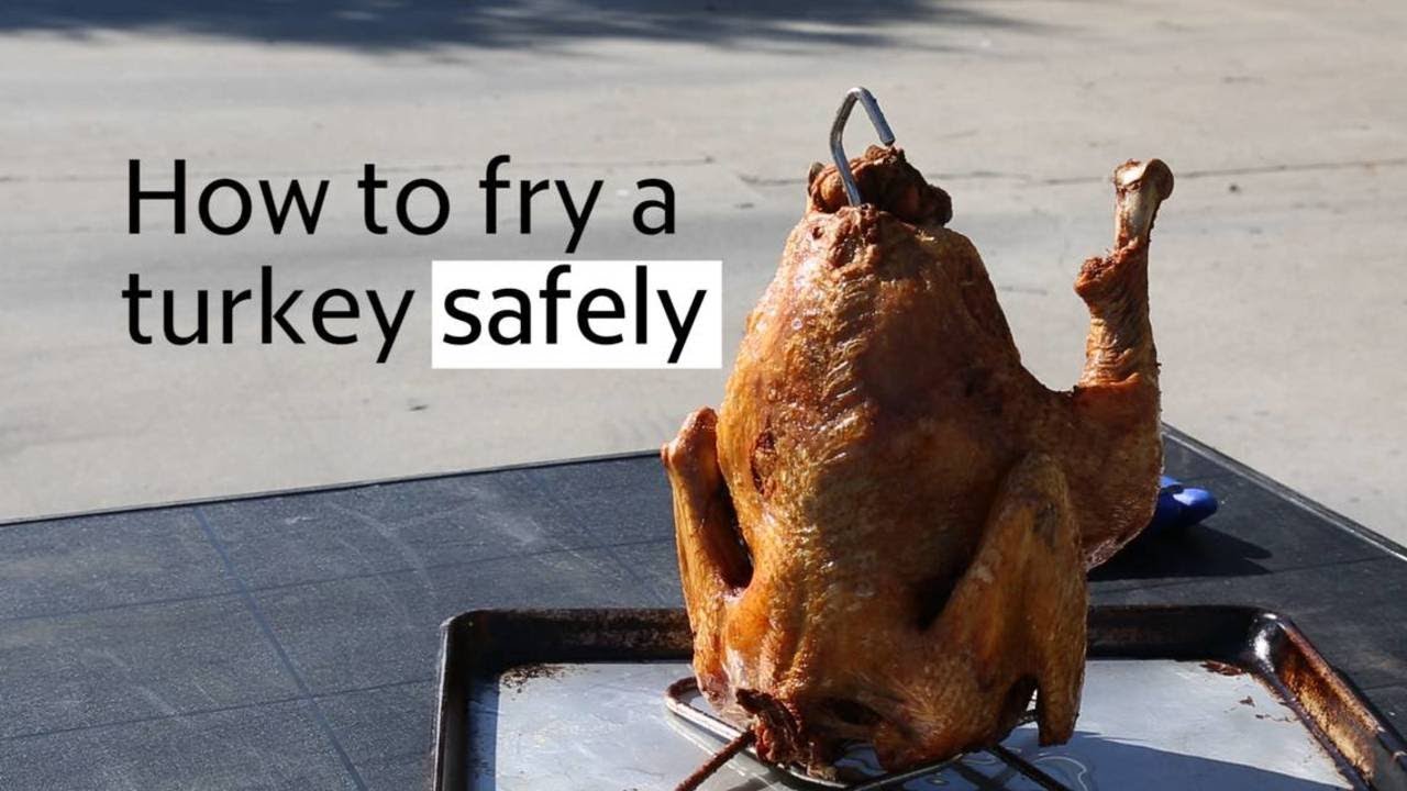 Frying turkeys: how to do it safely - YouTube