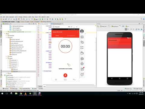 (OLD SERIES) Sound Recorder App For Android Part 1 (Introduction)