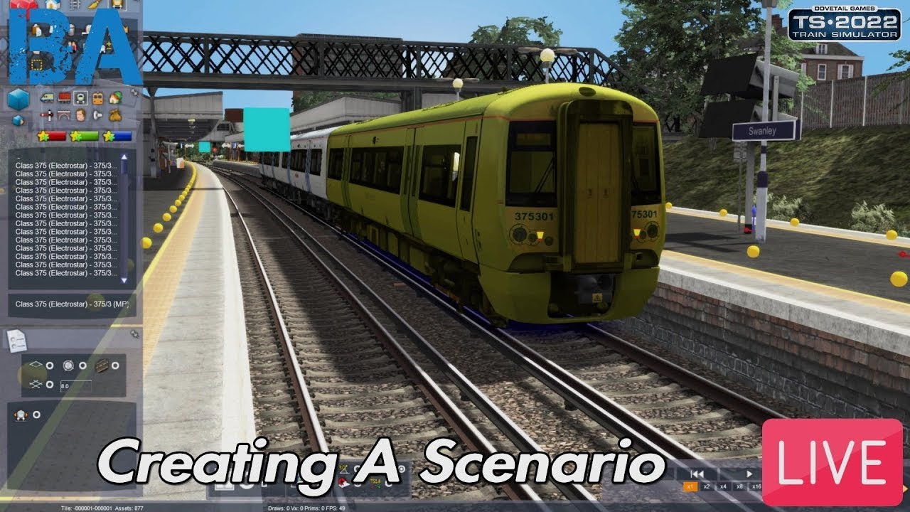 Creating A Scenario LIVE|Train Simulator (16/10/22) - YouTube