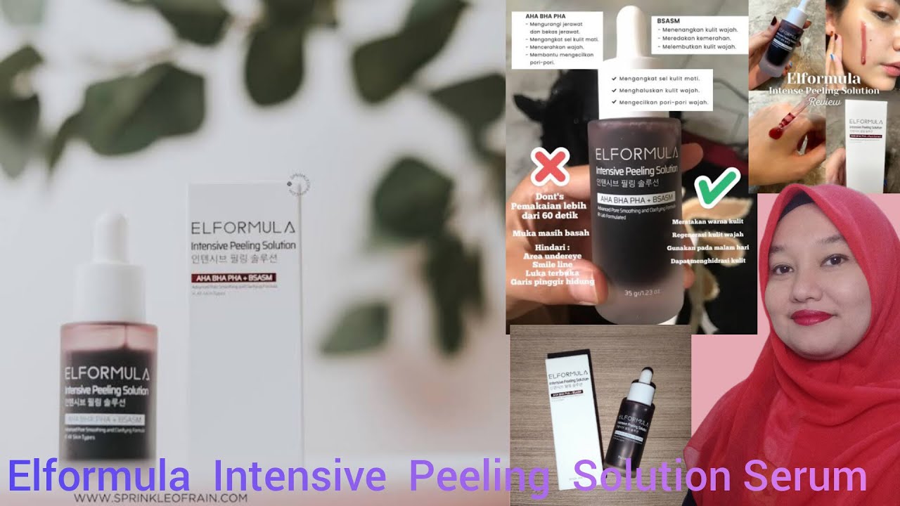Elformula Intensive Peeling Solution - YouTube