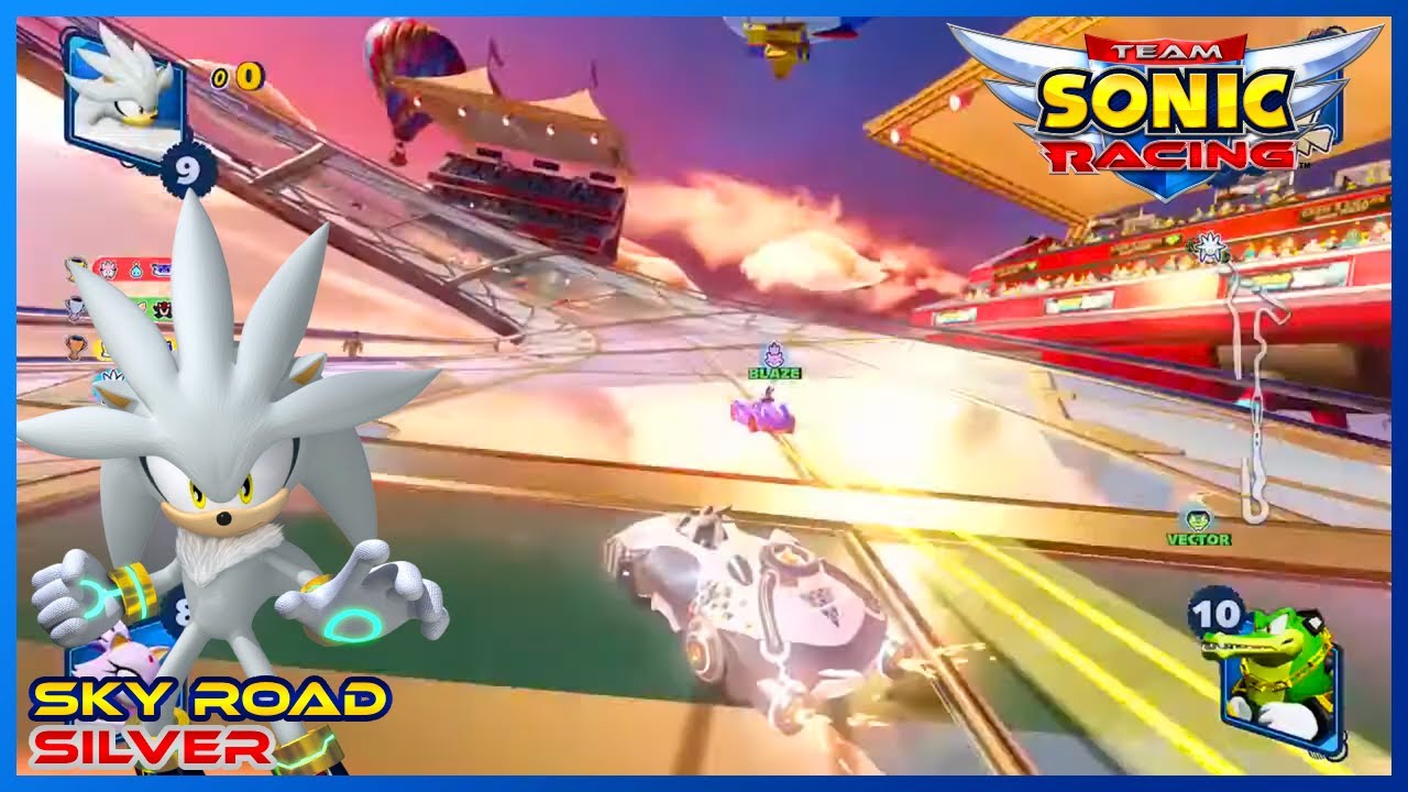 Team Sonic Racing - Team Race - Sky Road - Silver - YouTube