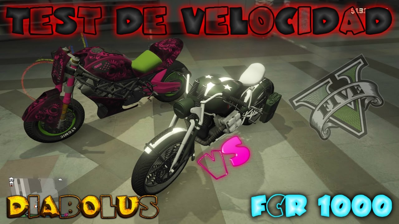 PEGASSI FCR 1000 VS PRINCIPE DIABOLUS | TEST DE VELOCIDAD GTA 5 ONLINE ...