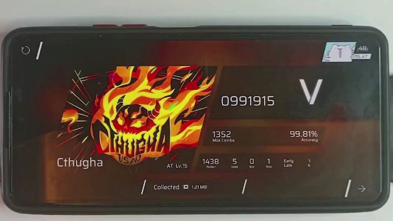 [Phigros x Muse Dash] Cthugha x USAO | AT Lvl. 15 | 1 Miss Run - YouTube