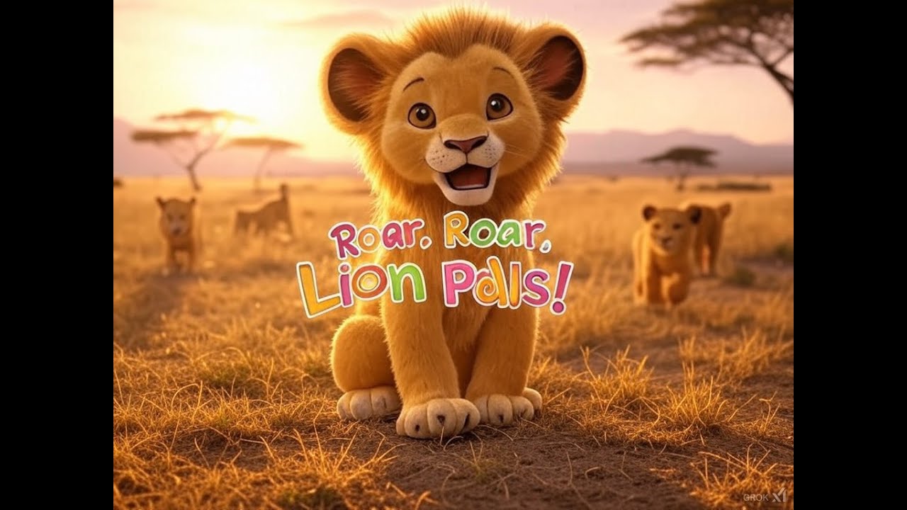 Roar, Roar, Lion Pals! (A Silly Song for Kids) - YouTube