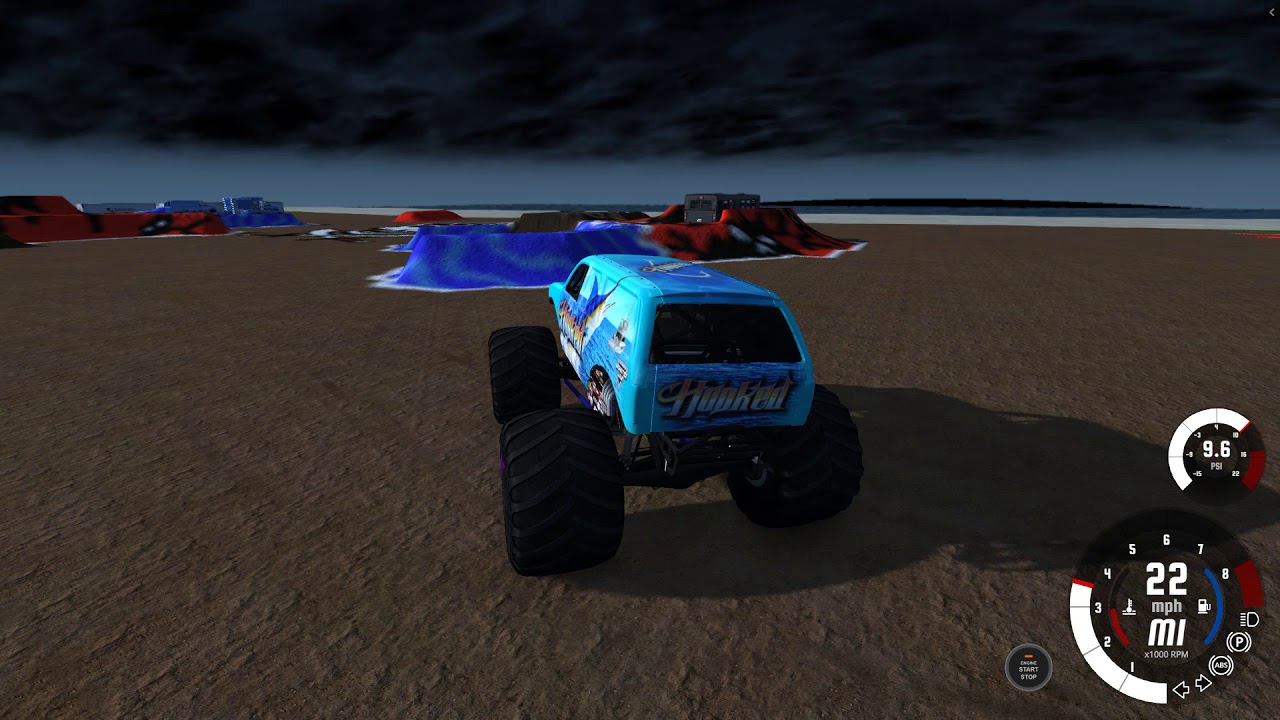 BeamNG.drive monster jam; The Comeback 2 - YouTube