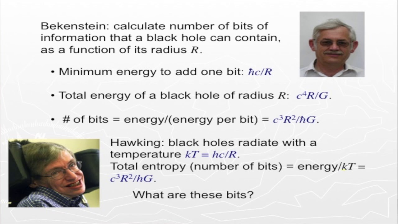 Joseph Polchinski - Black Holes, Quantum Mechanics and Firewalls ...