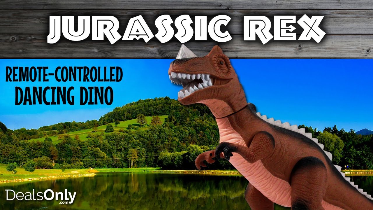 Jurassic Rex Jumbo Dancing Dino Radio Control T Rex Dinosaur Product Demo Youtube