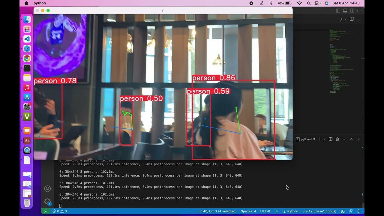 Demo Realtime pose estimation - YouTube