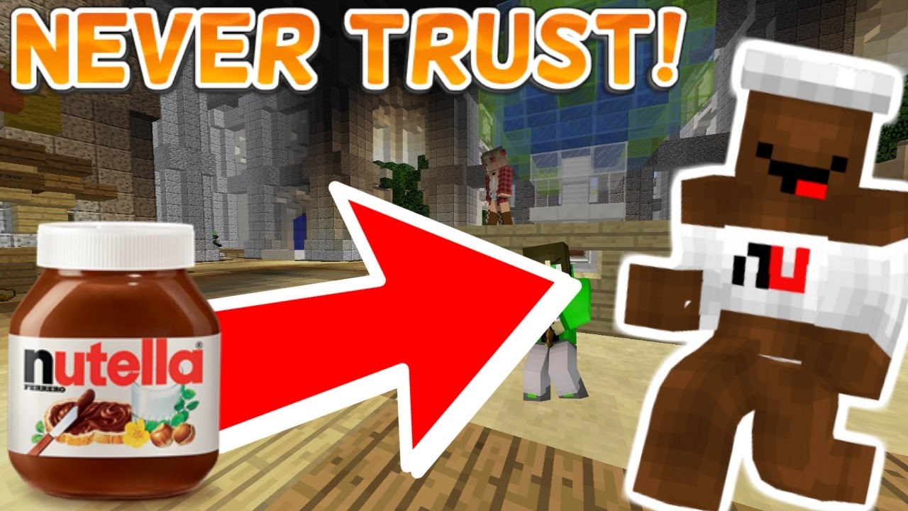 DON'T TRUST NUTELLA MAN!! - Minecraft - YouTube