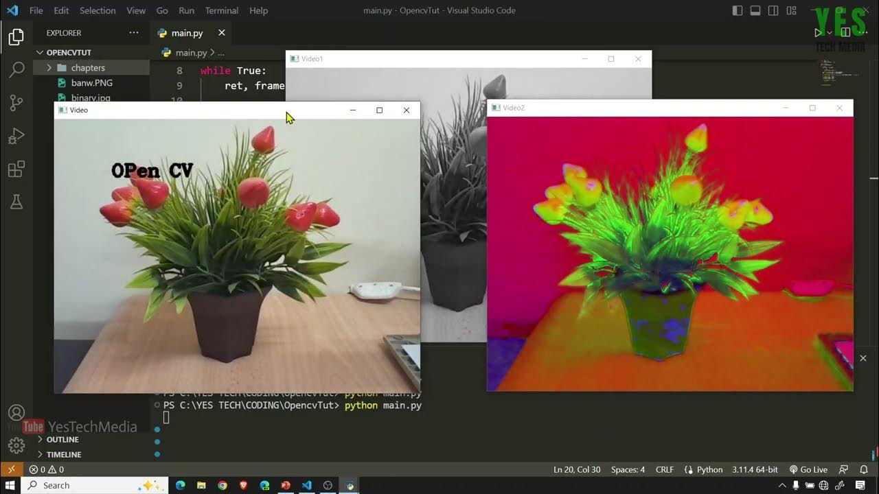 Video Capture Opencv Python Computer Vision Malayalam Tutorial Part 16 Youtube
