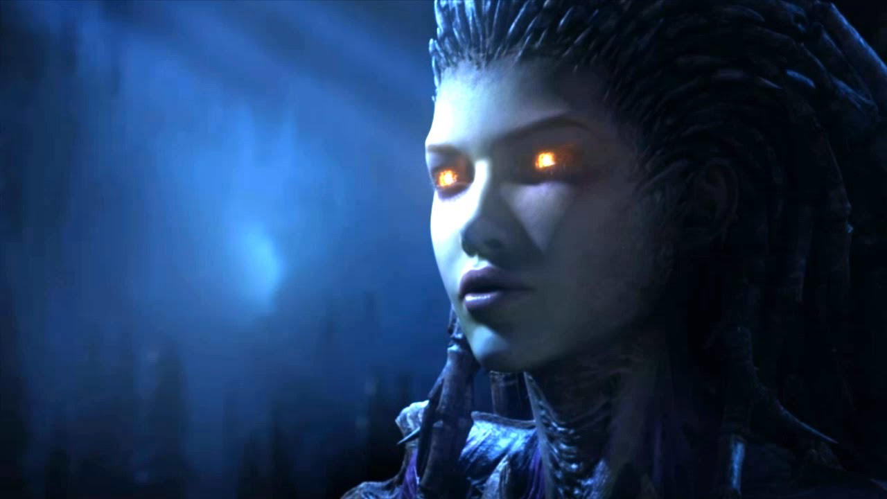 Zeratul vs Kerrigan Cinematic: Dark Protoss Prelate Fight Zerg Queen ...