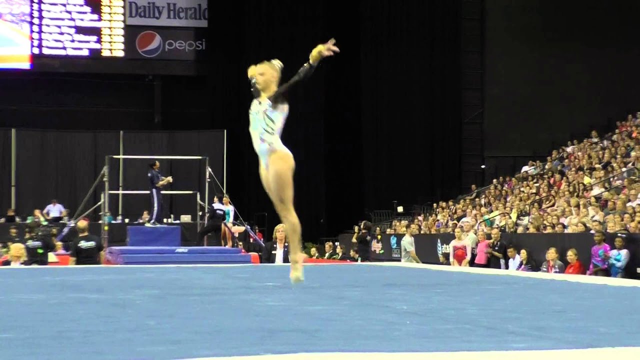 Alyssa Baumann - Floor Exercise – 2015 Secret U.S. Classic - YouTube