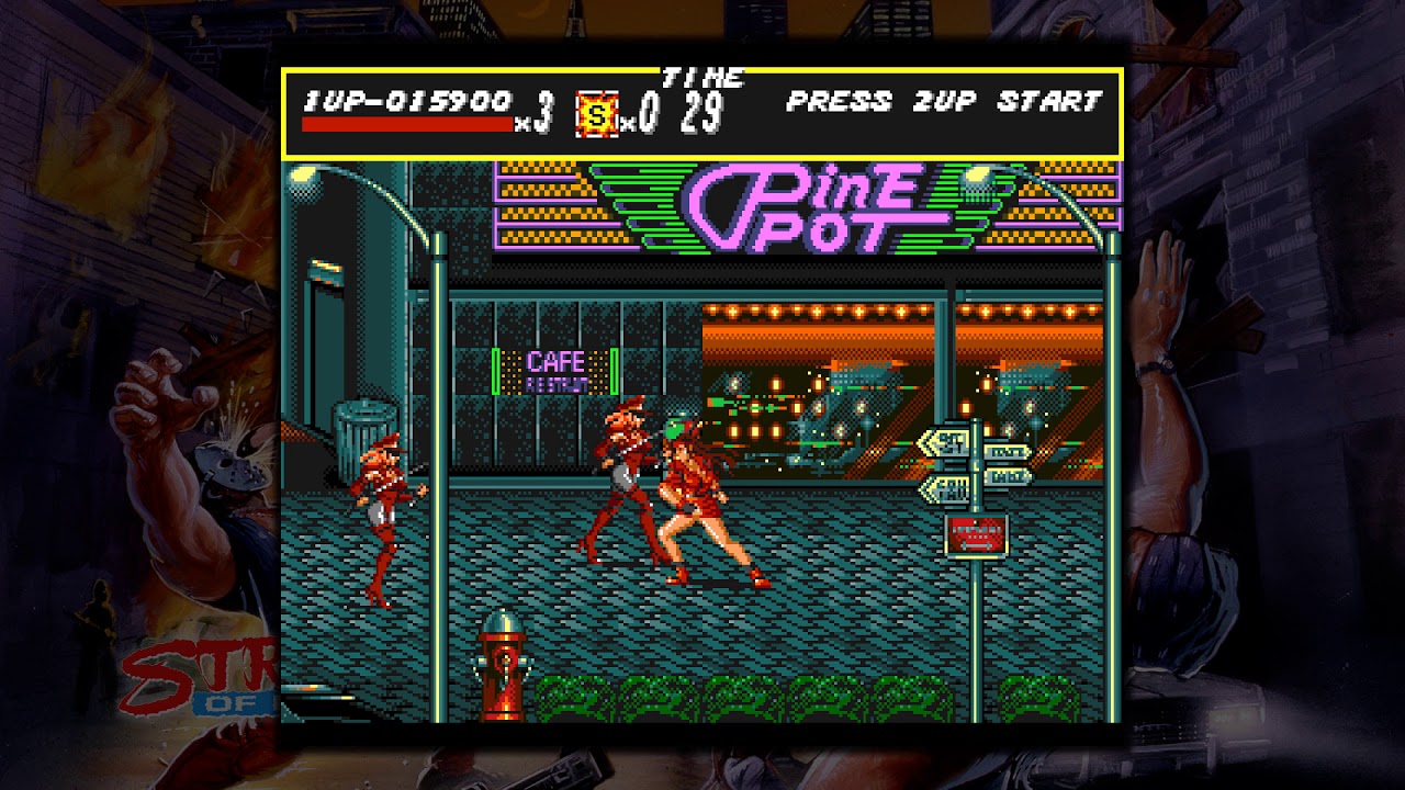 Streets of Rage 1 Gameplay Walkthrough Part 1 (Xbox Series S) - YouTube