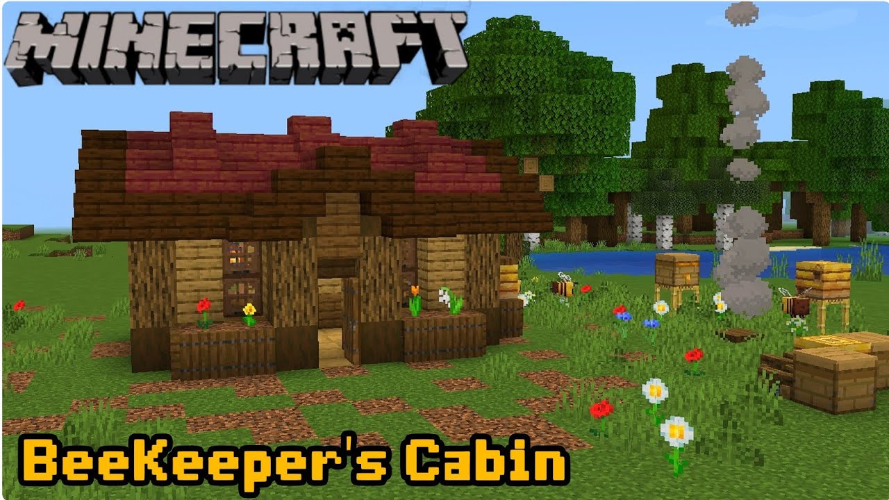 Minecraft: How To Build a Beekeeper's Cabin[1.19 Build Tutorial] - YouTube