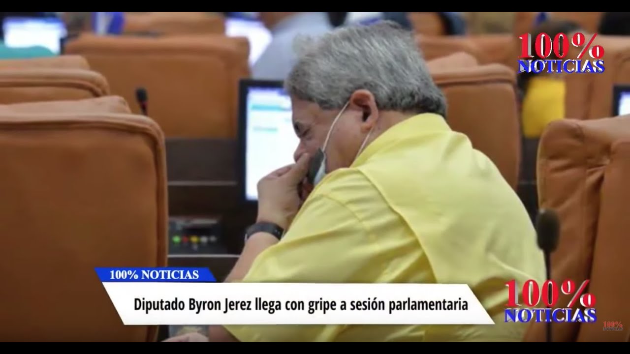 100%Noticias ️Byron Jerez llega a contagiar con gripe a la Asamblea ...