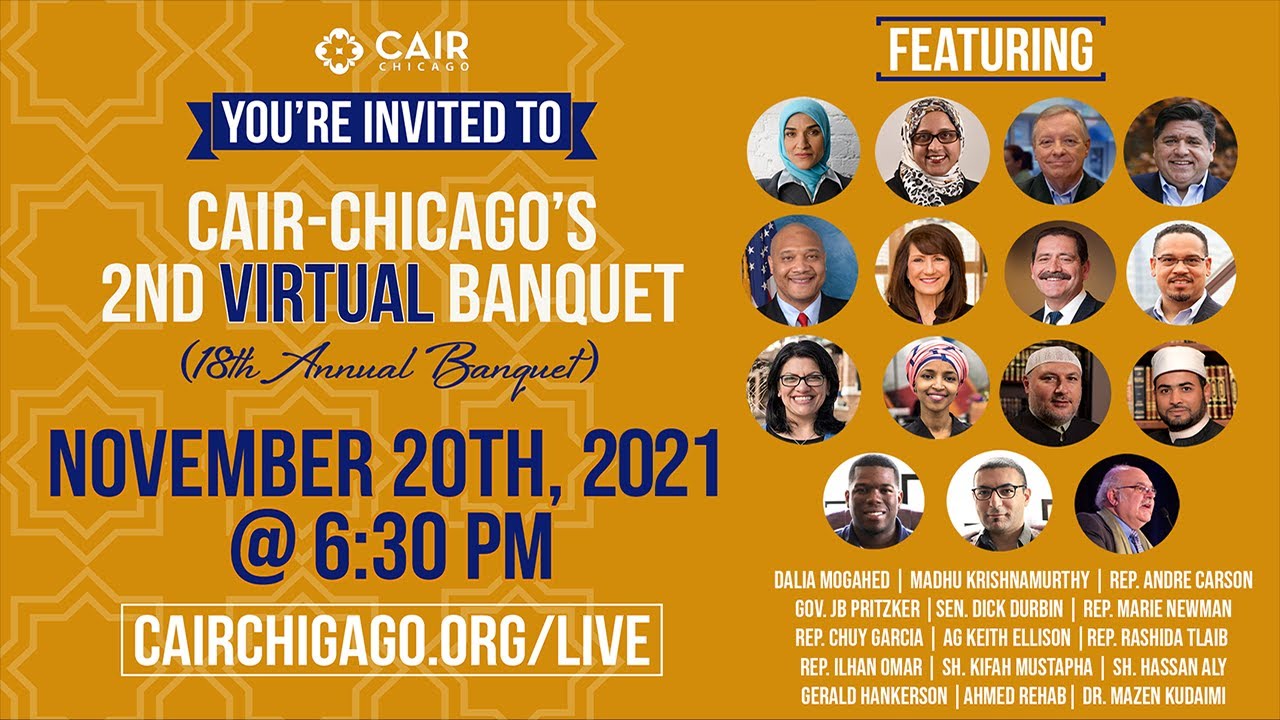 CAIR-Chicago 2nd Virtual Banquet - YouTube