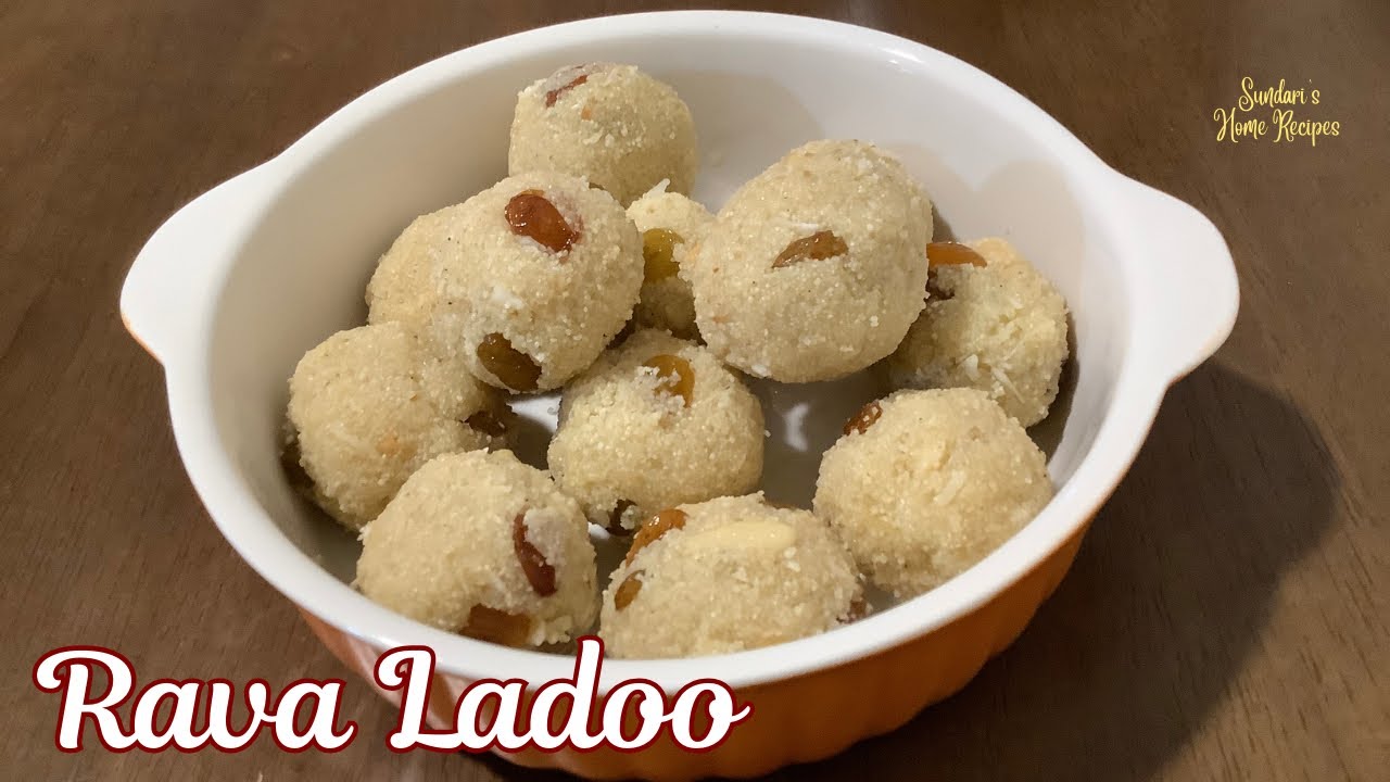 Indian Sweet Rava Ladoo | Suji Laddu | Simple Sweet recipe | - YouTube