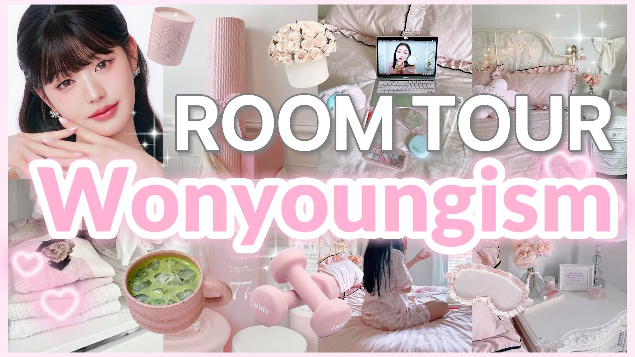 WONYOUNGISM aesthetic 🎀 ROOM TOUR Pinterest inspired bedroom tour - YouTube