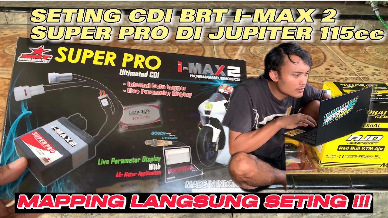 REVIEW CDI BRT I-MAX 2 | SUPER PRO 52 STEP + MAPPING DI JUPITER Z 115cc KLEP STANDART... ‼️🔥 ...