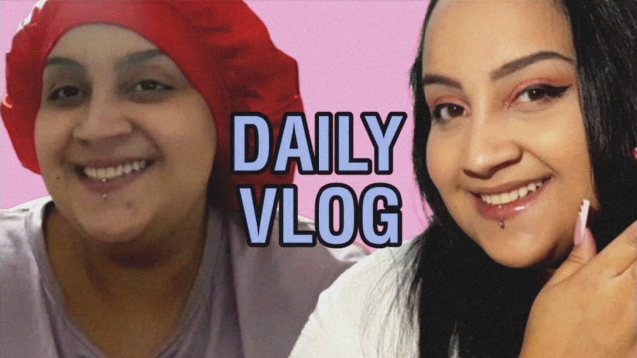 DAILY VLOG: Meu dia + make rosinha fofa - YouTube