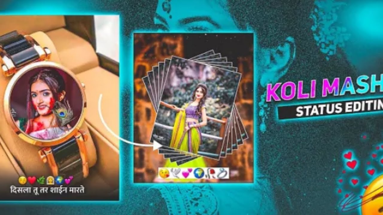 mi pan tuzyavar line marte marathi song || alight motion video editing ...