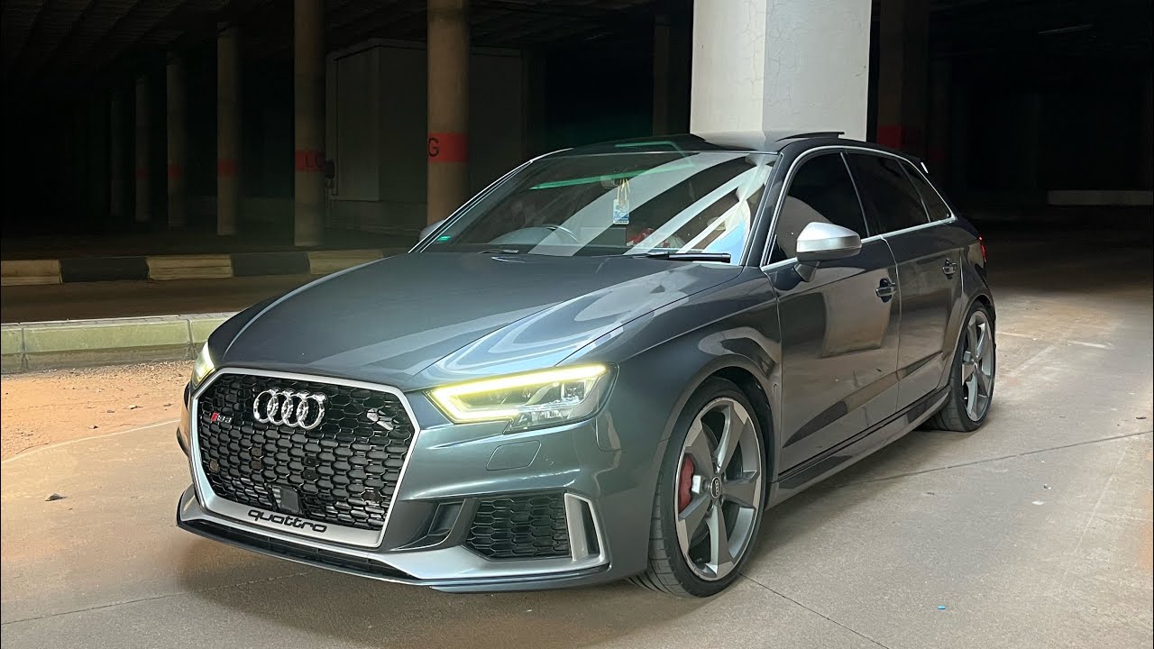 2019 Audi RS3 Review🔥 *POPS AND BANGS & Launch* - YouTube