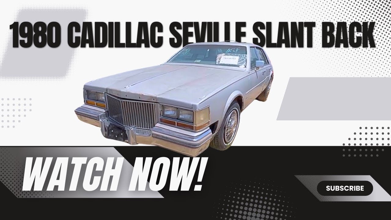 1980 CADILLAC SEVILLE JUNKED FOR$ 100 Slant Back Scrapped!!! LOW MILES ...
