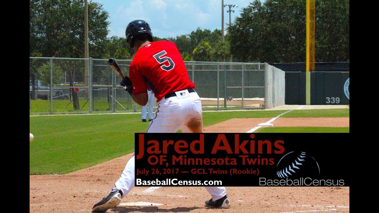 Jared Akins, OF, Minnesota Twins — July 26, 2017 - YouTube