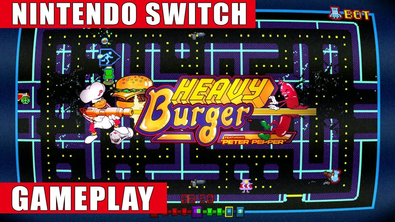 Heavy Burger Nintendo Switch Gameplay | Johnny Turbo's Arcade - YouTube