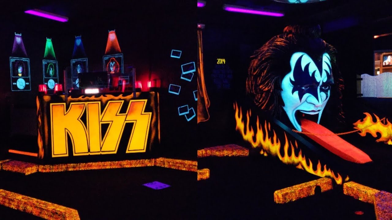 KISS by Monster Mini Golf at The Rio, Las Vegas - YouTube