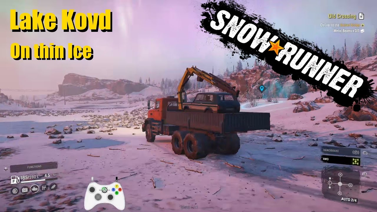 SnowRunner - NEW DLC MAP: Lake Kovd - On Thin Ice - Much FAIL! - YouTube