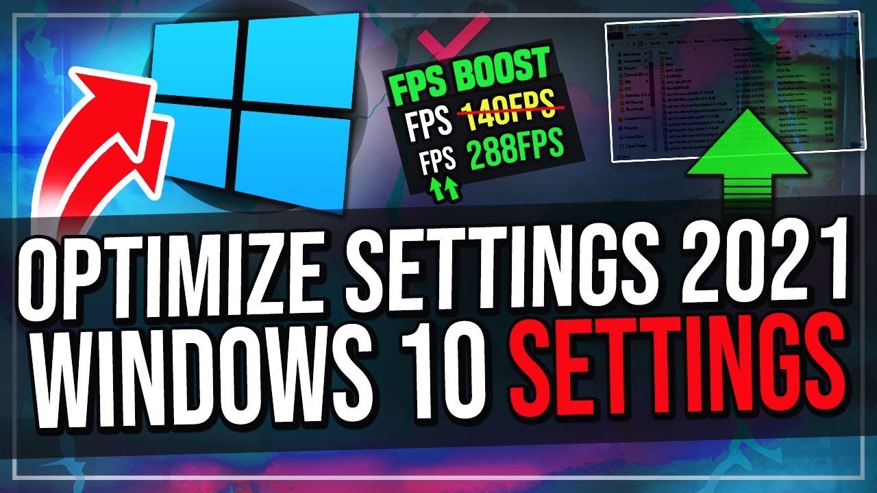 BOOST YOUR FPS! LOWER INPUT LAG !! FIX DROP FPS !! SPEED UP YOUR PC ...