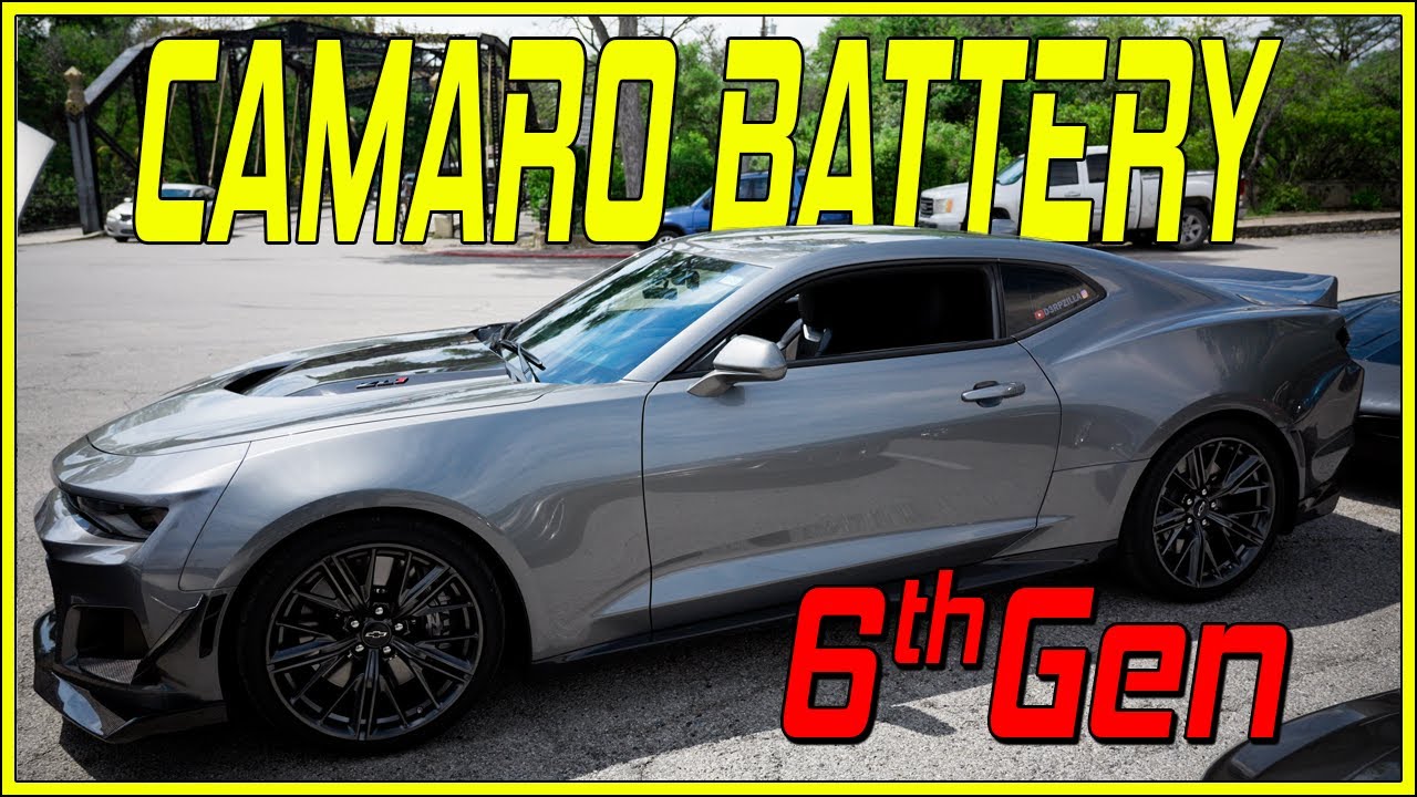 Camaro 6th-Gen 2016+ Battery | How-to Access & Replace - YouTube