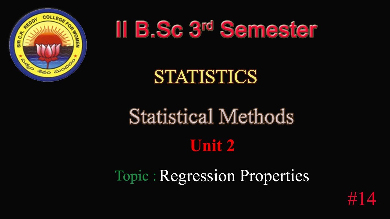 14. II BSc 3rd Sem - STATISTICS - STATISTICAL METHODS - Unit 2 ...